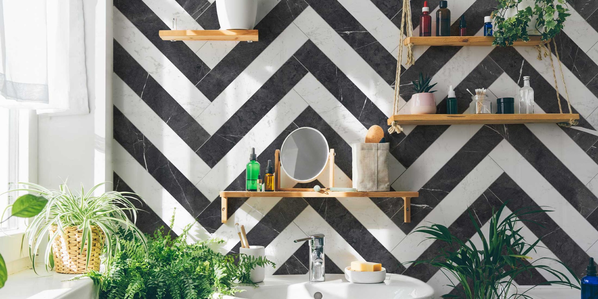 Make A Statement With A Tiled Feature Wall | Feature Wall Tile Ideas
